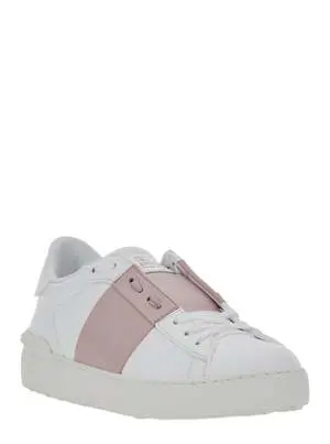 Valentino Garavani Open Vitello Technic Calfskin Sneakers