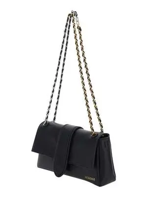 Jacquemus Le Bambino Chaine Lamb Leather Crossbody Bag - Black