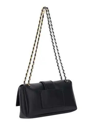 Jacquemus Le Bambino Chaine Lamb Leather Crossbody Bag - Black