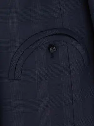 BLAZÉ MILANO Aramis Checked Wool Double-breasted Jacket - Multicolor