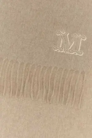 Max Mara Sand Cashmere Dalia Scarf
