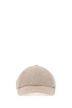 Max Mara Cashmere Baseball Cap - Brown