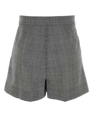 Max Mara Embroidered Wool Shorts - Multicolor