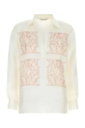 Max Mara Silk Blouse - White