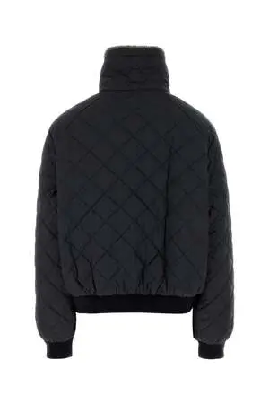 Miu Miu Quilted Down Jacket - Blue