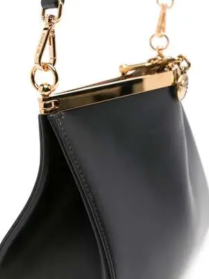 Etro Medium Leather Sailing Tote Bag With Pegasus Detail - Black
