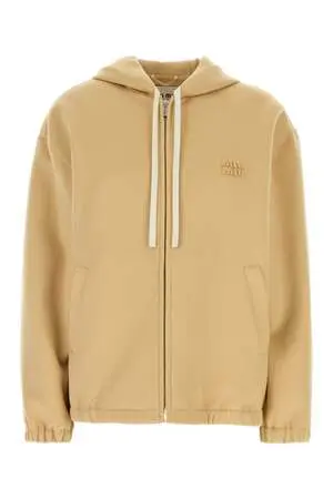 Miu Miu Pastel Wool Blend Jacket - Yellow