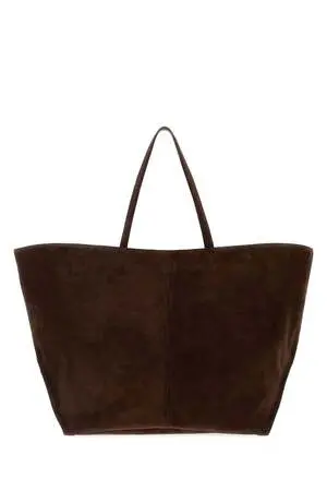 JIL SANDER Suede Linea Xl Shopping Bag - Brown