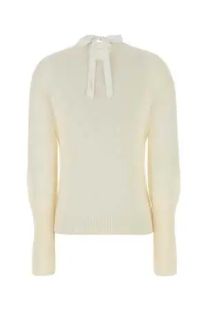 LANVIN Ivory Cashmere Blend Sweater