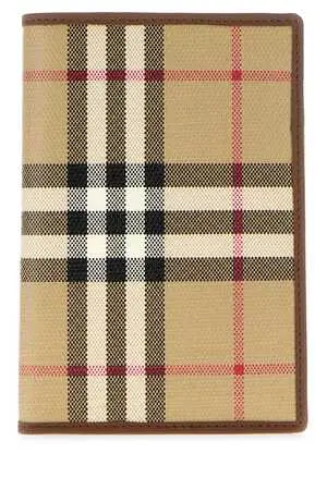 Burberry Printed Canvas Passport Holder
