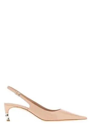Gucci GUCCI Leather Castello Pumps Pink
