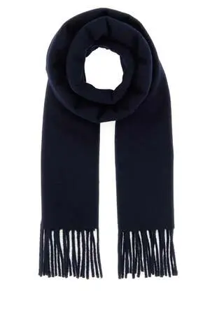 JIL SANDER Midnight Wool Scarf