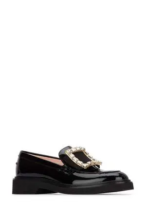 ROGER VIVIER Viv Rangers Buckled Loafers - Multicolor