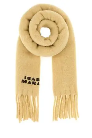 Isabel Marant Étoile Cream Alpaca Blend Firny Scarf - Yellow