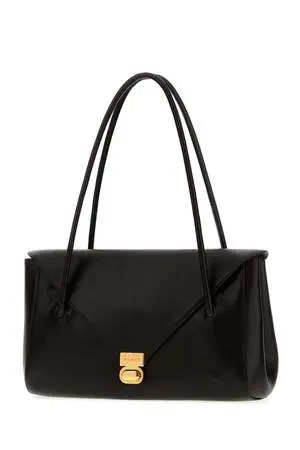 Marni Leather Shoulder Bag - Brown