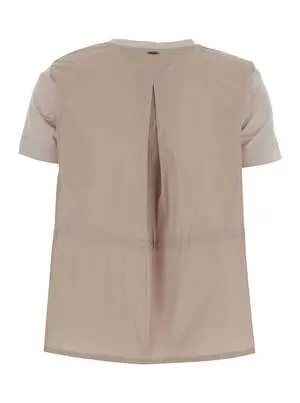 Herno Crew Neck T-shirt With Logo Detail