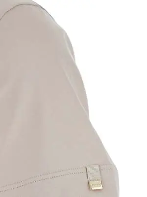 Herno Crew Neck T-shirt With Logo Detail