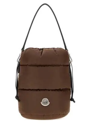 Moncler Nylon Caradoc Bucket Bag - Brown