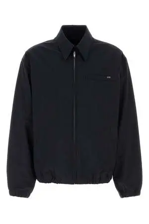 Prada Zip-up Nylon Jacket - Blue