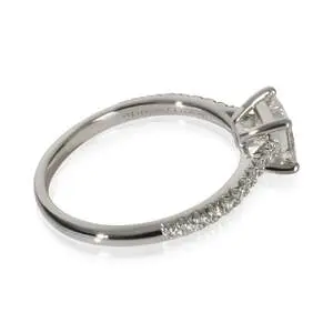 Tiffany & Co. 0.74 Ct Princess Diamond Novo Engagement Ring