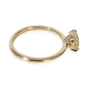 Tiffany & Co. 0.79 Ct Cushion Diamond Engagement Ring In Yellow Gold