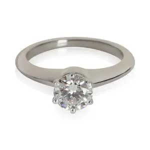 Tiffany & Co. 0.82 Ct Round Brilliant Solitaire Diamond Engagement Ring - Platinum