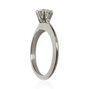 Tiffany & Co. 0.82 Ct Round Brilliant Solitaire Diamond Engagement Ring