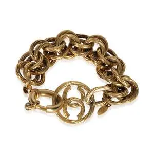 Chanel Gold Plated Bracelets