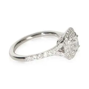 Tiffany & Co. 0.45 Ct Cushion Diamond Soleste Engagement Ring