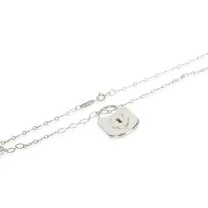 Tiffany & Co. Sterling Silver Lock Pendant Necklace
