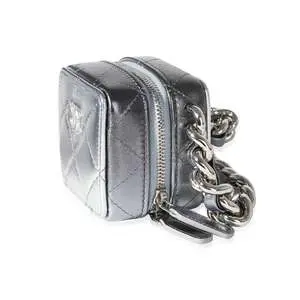 Chanel Lambskin Quilted Coco Punk Clutch With Chain