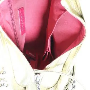 Chanel Quilted Calfskin Gabrielle Hobo - Gold
