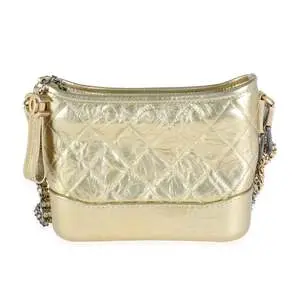 CHANEL Chanel Quilted Calfskin Gabrielle Hobo