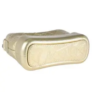 Chanel Quilted Calfskin Gabrielle Hobo - Gold