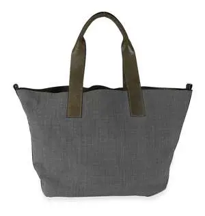 Brunello Cucinelli Reversible Tote In Suede And Wool