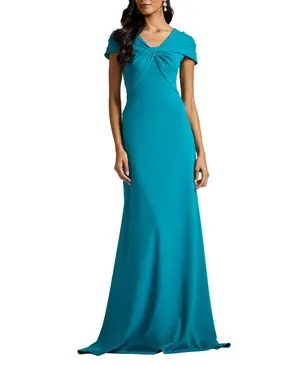 Tadashi Shoji Rafner Twisted Neck Gown