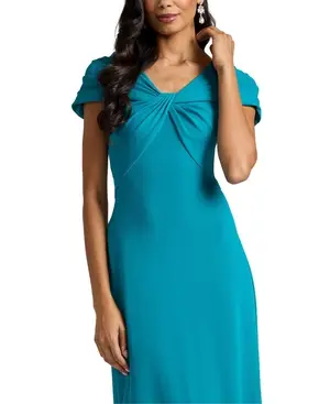 Tadashi Shoji Rafner Twisted Neck Gown