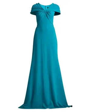 Tadashi Shoji Rafner Twisted Neck Gown