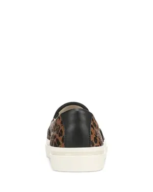 Vince Blair Calf Hair Slip On Sneakers - Brown Multi