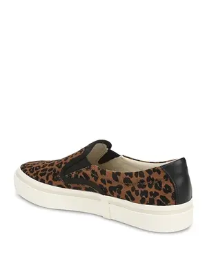Vince Blair Calf Hair Slip On Sneakers - Brown Multi