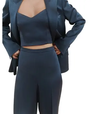 Marella Satin Wide Leg Pants