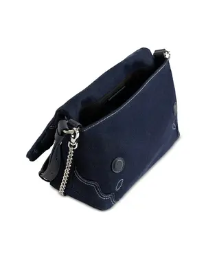 Zadig&Voltaire Rocky Ii Denim Crossbody Bag