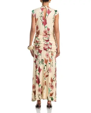 Johanna Ortiz Hibiscus Compass Ankle Dress