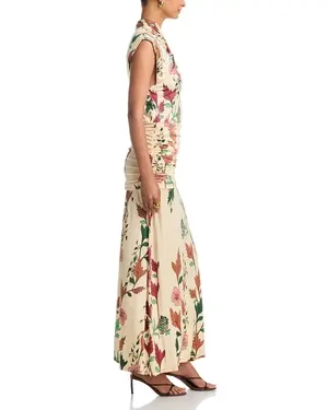 Johanna Ortiz Hibiscus Compass Ankle Dress