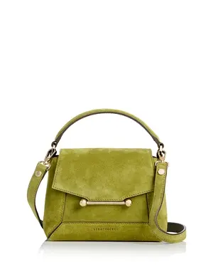 Strathberry Mosaic Nano Suede Shoulder Bag