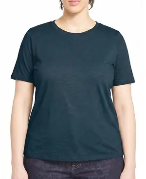 Universal Standard Plus Light-as-air Tee Rex - Deep Sea