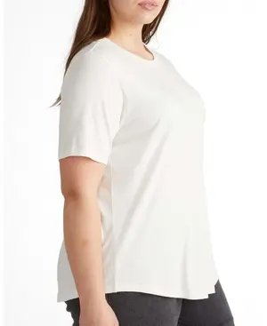 Universal Standard Plus Light-as-air Tee Rex - Vapor