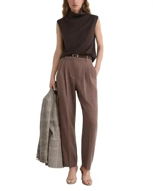 REISS Honey Wool Slouchy Top