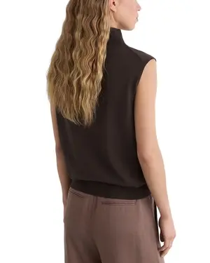 REISS Honey Wool Slouchy Top