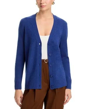 Bloomingdale'S V-neck Cardigan - Dark Denim